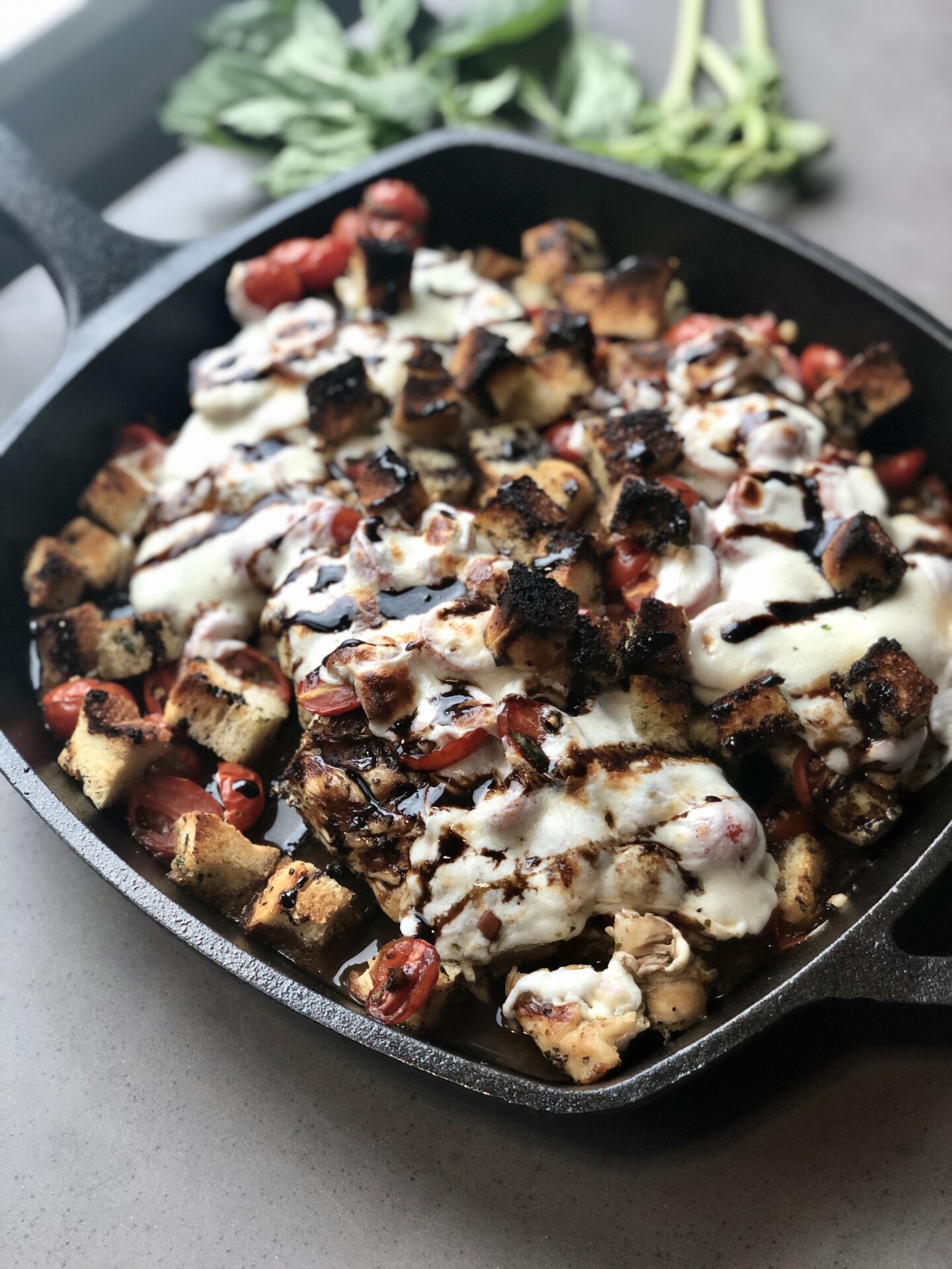 Baked Bruschetta Chicken - Seasoned to Taste