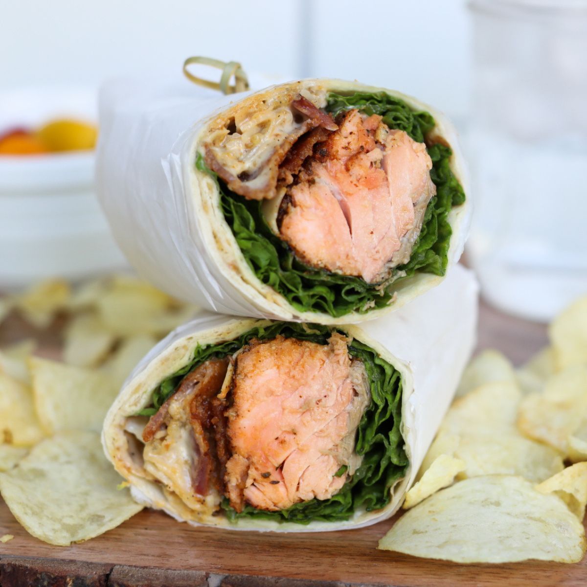 Salmon Wrap - Seasoned to Taste